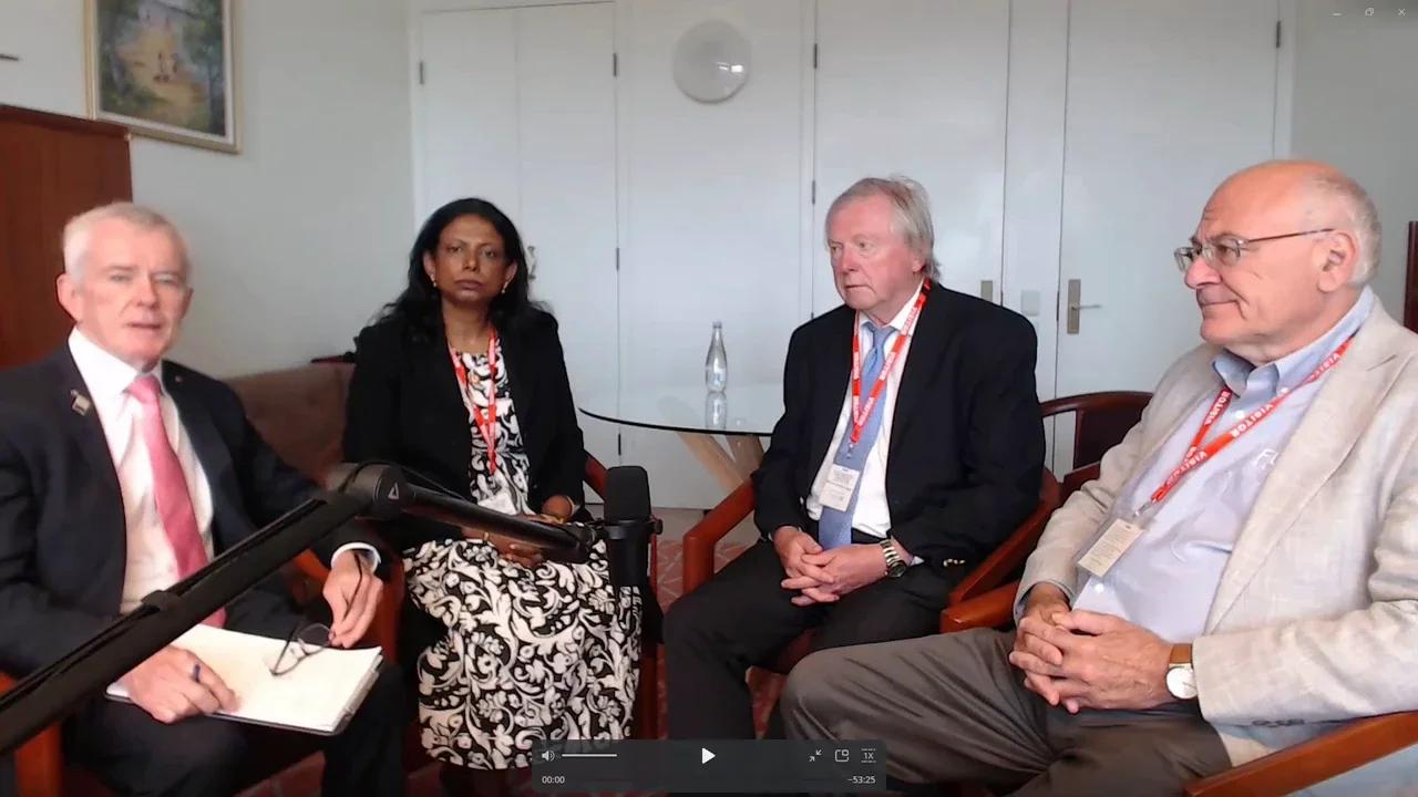 Prof. Angus Dalgleish & Dr Paul Marik, with Dr Jeyanthi Kunadhasan ...