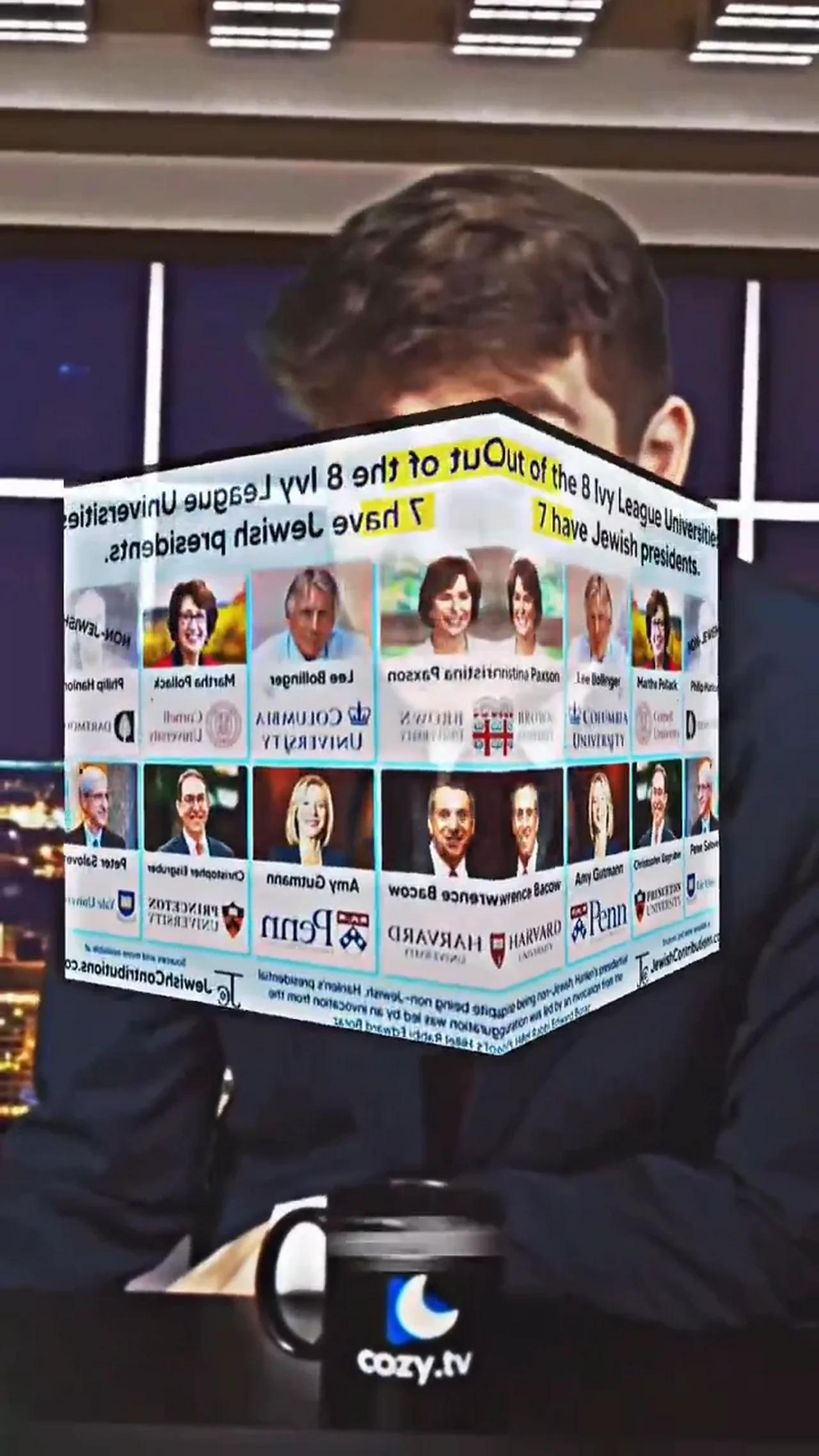 Nick Fuentes Clip: Jewish Overrepresentation / Who Runs America?