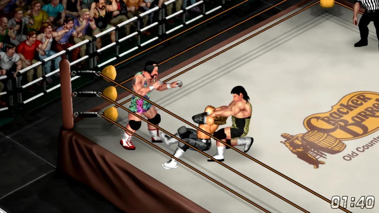 Steiner Brothers vs. Hiroshi Tanahashi & Shinya Hashimoto (Fire Pro ...