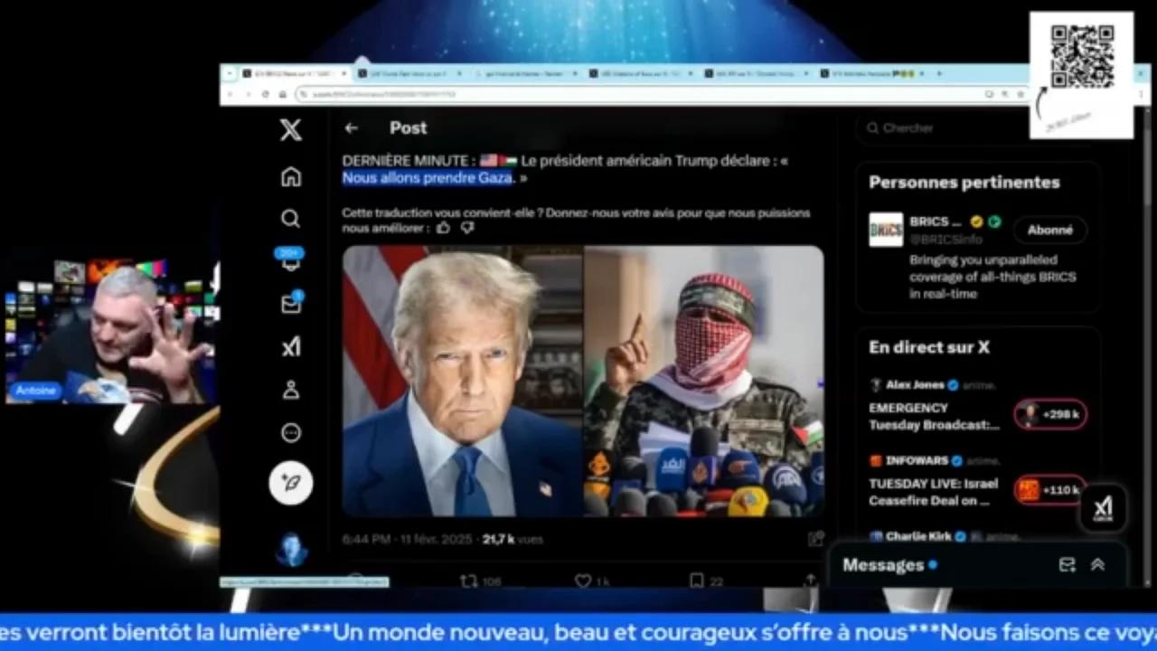 ANTOINE PRÉSENTE **AH2020 LE 20H *** LE LIVE DU 11/02/2025 ***JOURS 22 DU NOUVEAU MONDE**