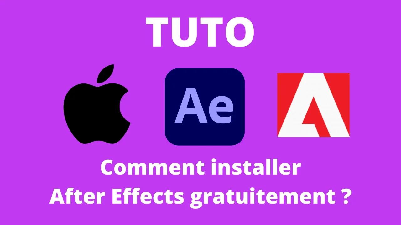 Installer After Effects sur MacOS gratuitement Installer After Effects sur MacOS gratuitement