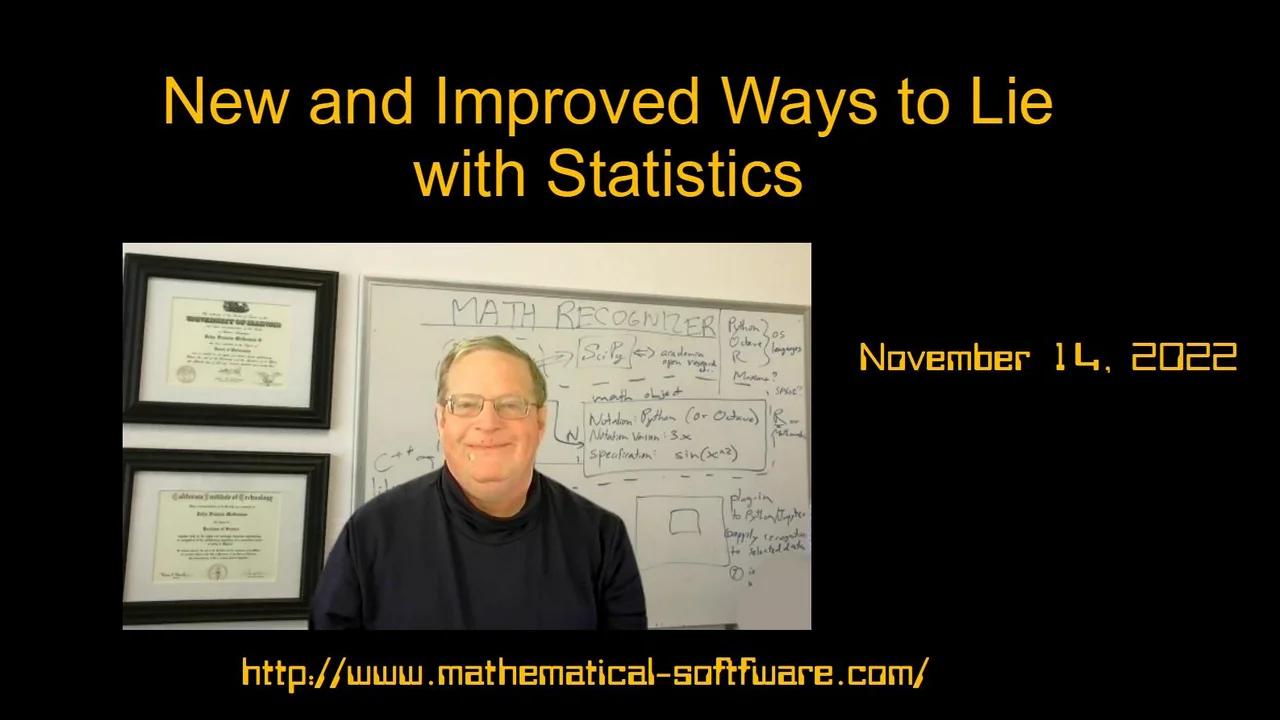 New and Improved Ways to Lie with Statistics