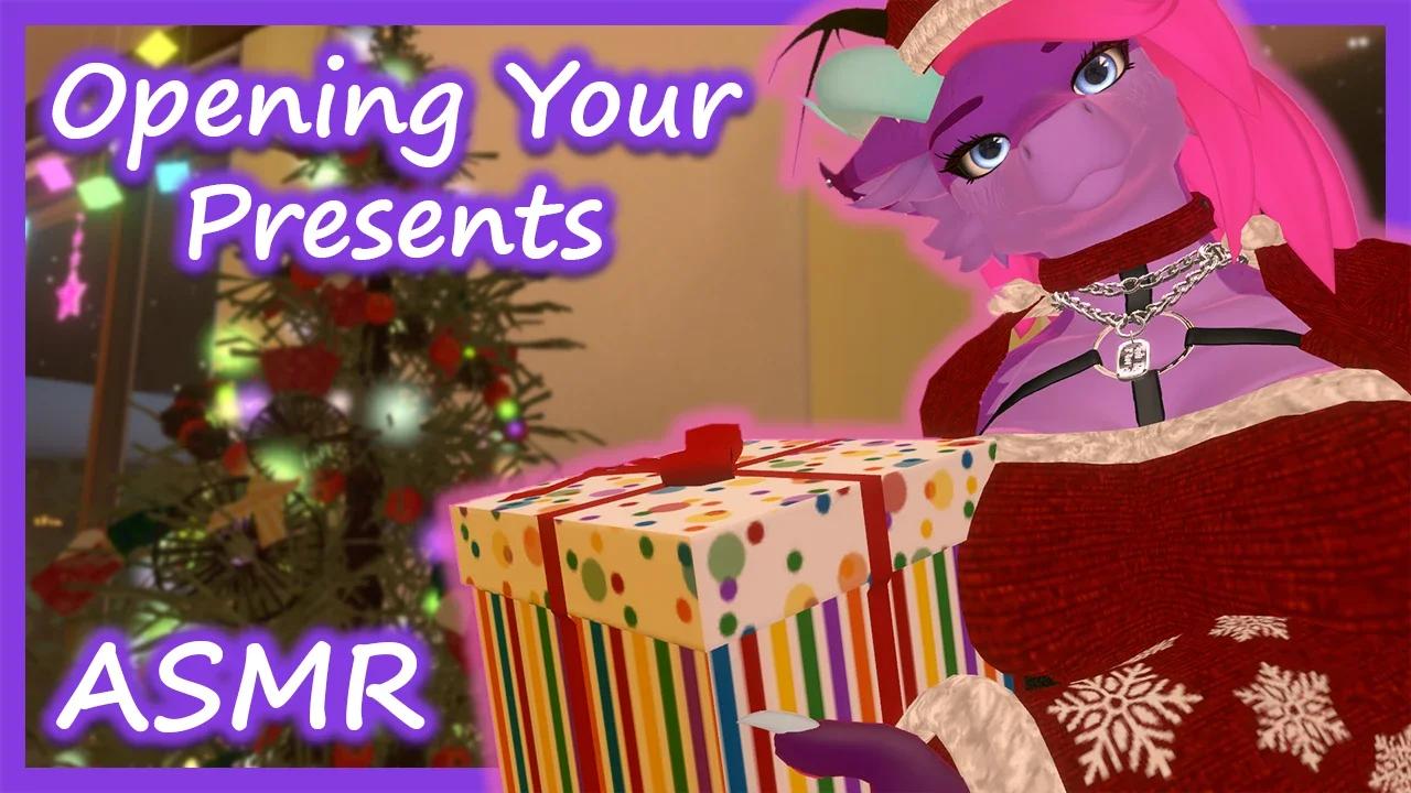 [Furry ASMR] Dragon Girlfriend Opens Presents With You