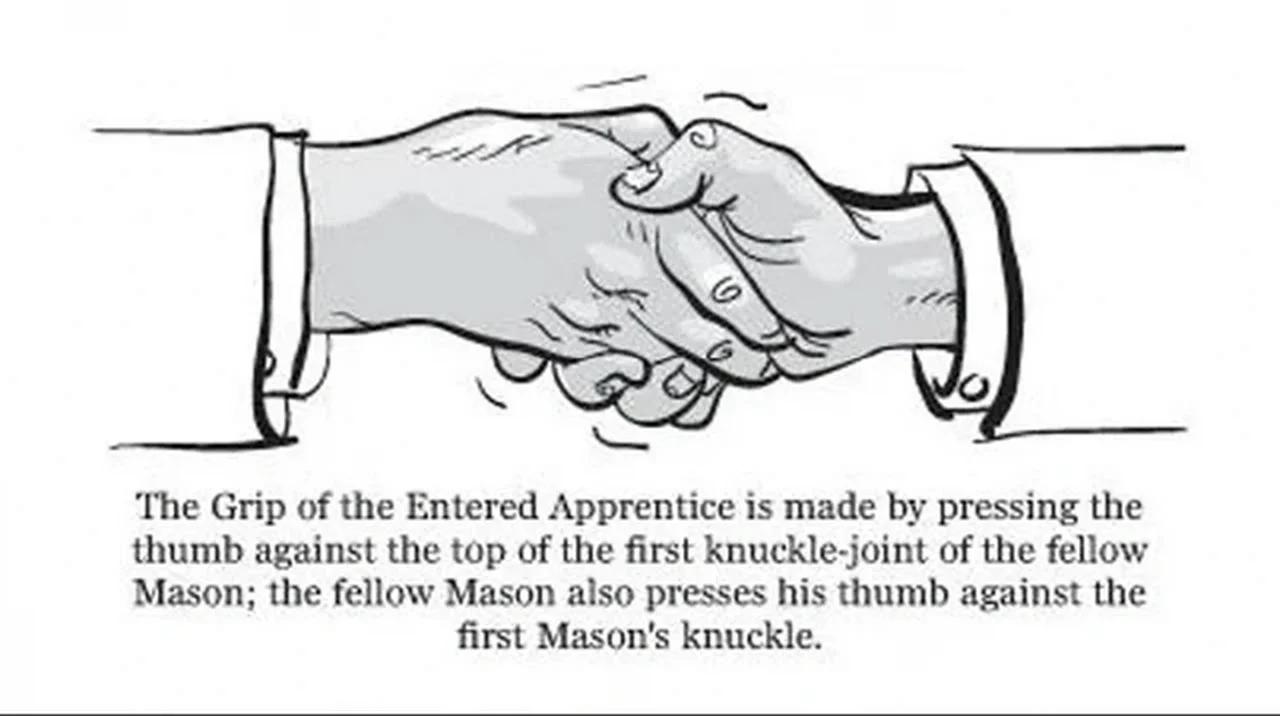 Zecharia Sitchin and Jordan Maxwell Masonic Handshake