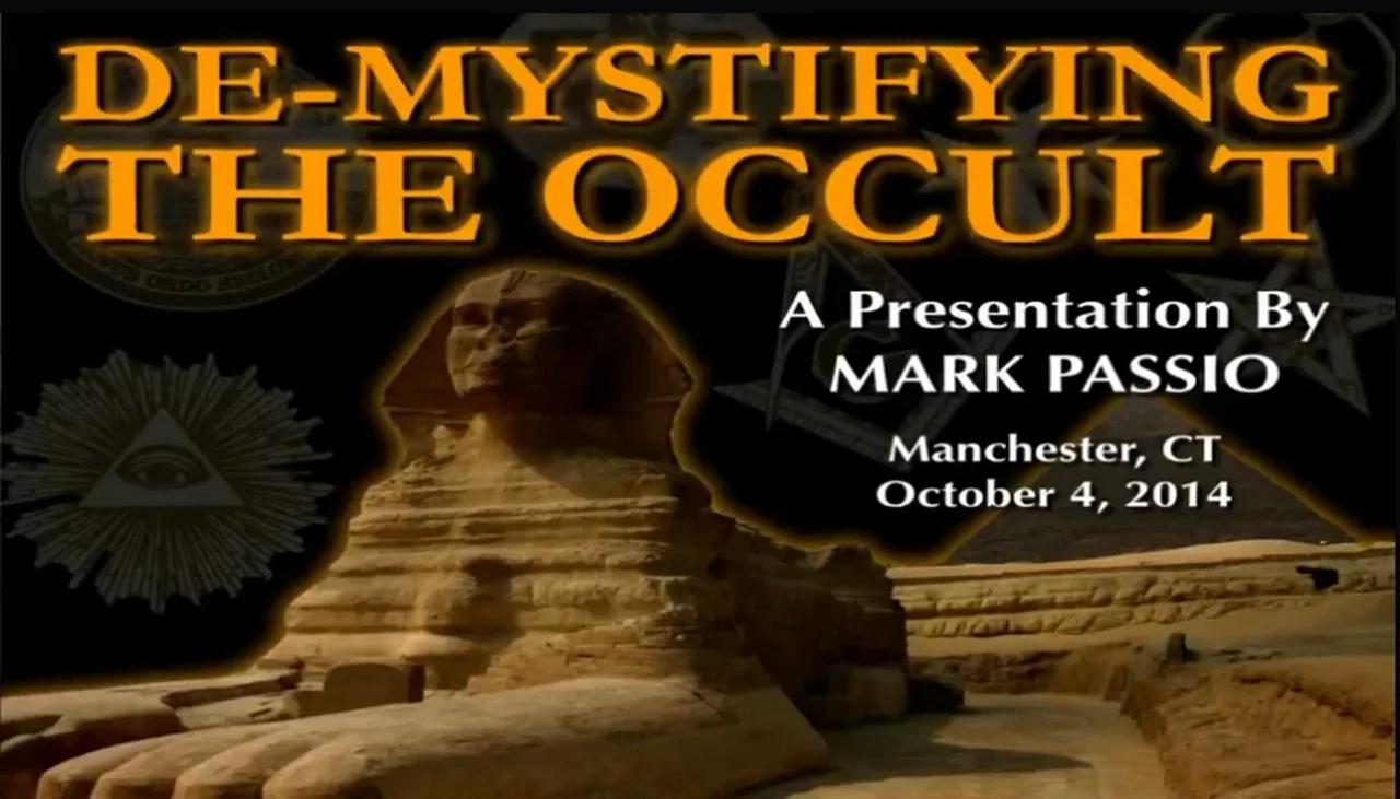 Mark Passio - De-Mystifying The Occult - Part 1 Of 3