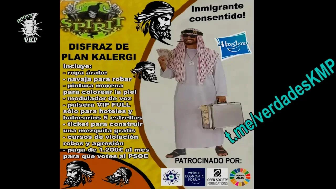 el mejor disfraz de carnavales disfraz del PLAN KALERGI de HASBRO
