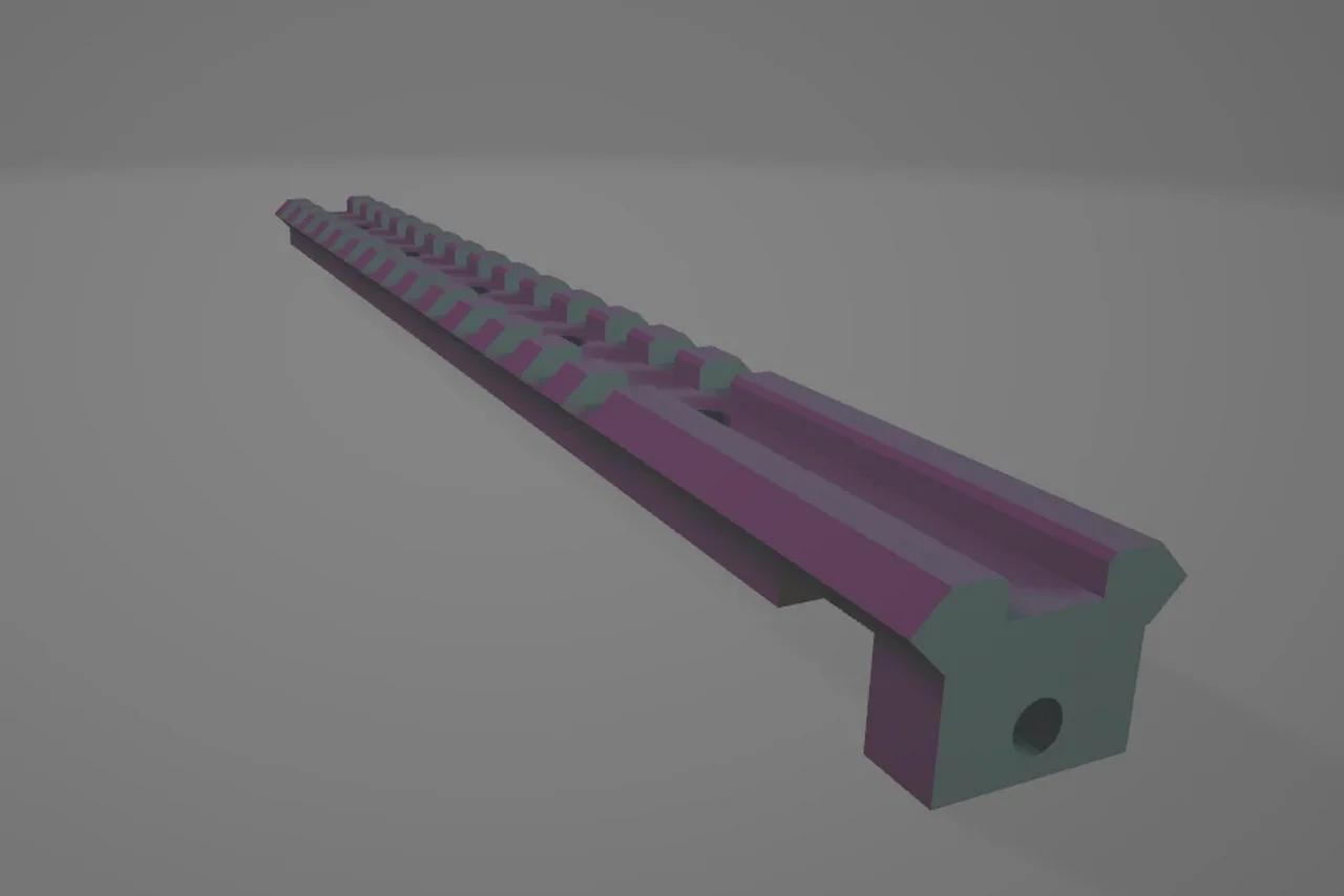 Stingray 1913 rail for standard FGC-9 buffer V1.1