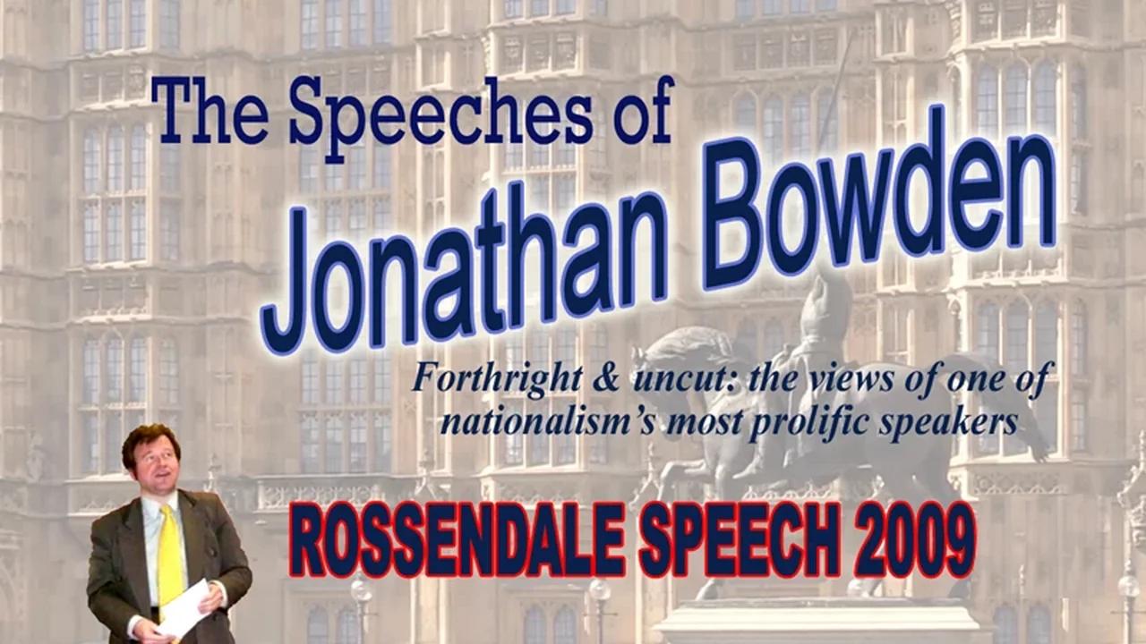 Jonathan Bowden – Strength, Identity and Freedom of Speech