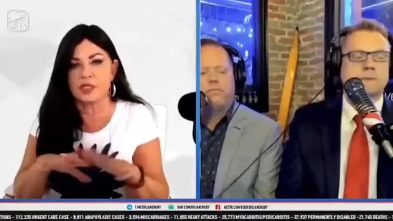 "Dr."(Not really) Jane Ruby from the Stew Peters Show is a Hardcore ...