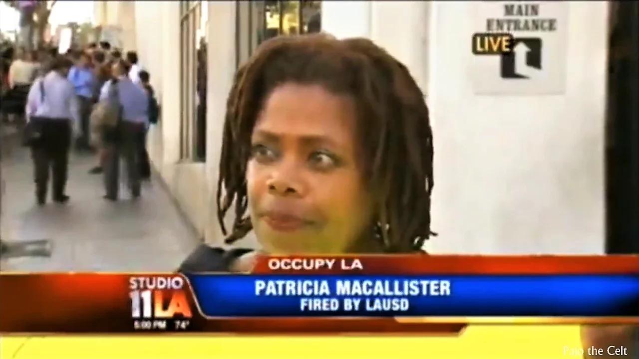 Patricia Macallister 'Zionist Jews' Occupy LA protests, 2011