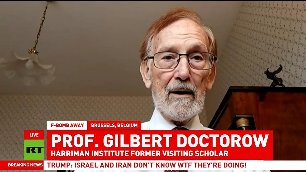 It's not Israel controlling America, it's actually America using Israel — Prof. Gilbert Doctorow