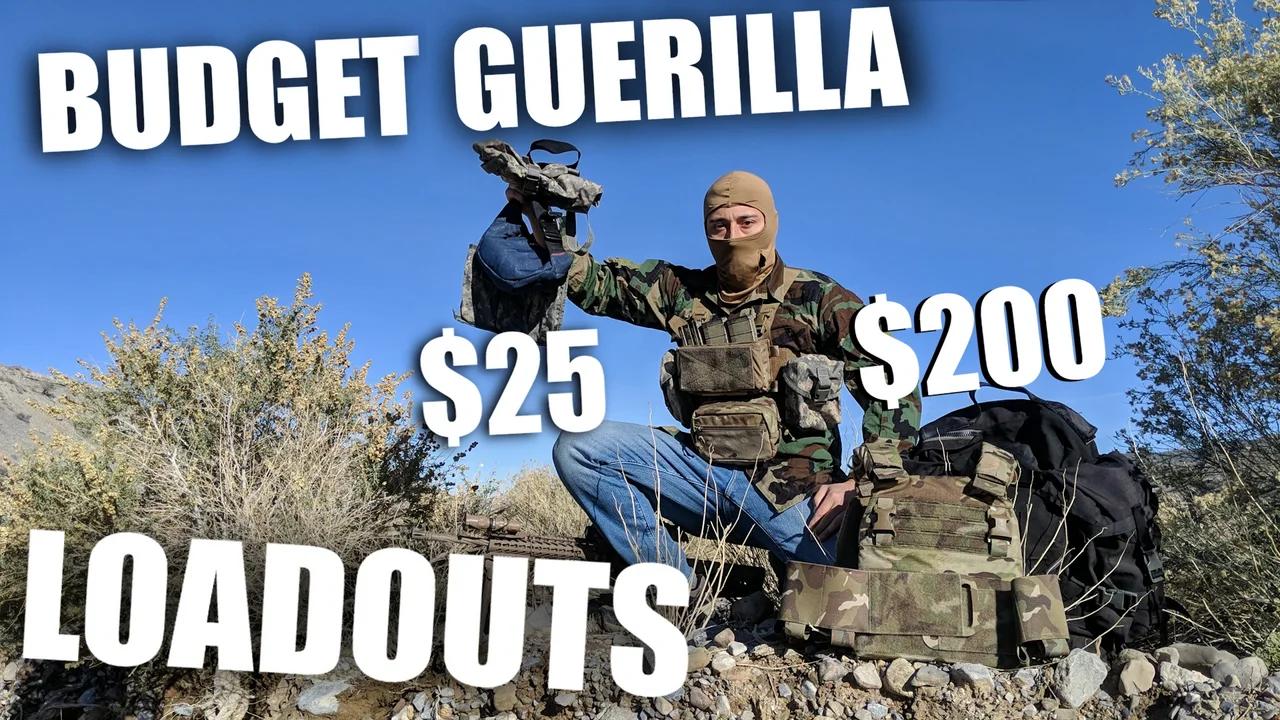 $25-$200 TACTICAL GUERILLA LOADOUT (NO MORE EXCUSES)
