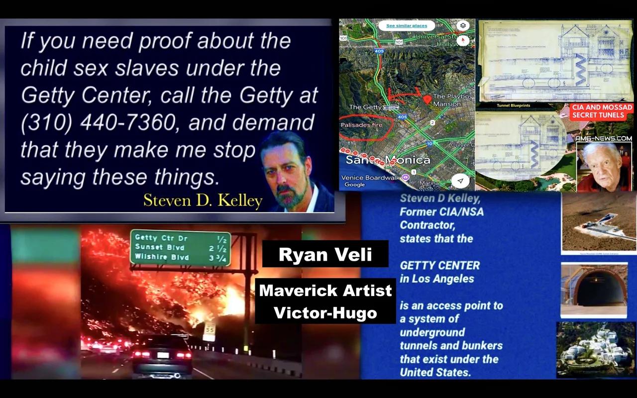 California Fire Expose Getty Museum Bunker Playboy Mansion Tunnels ...