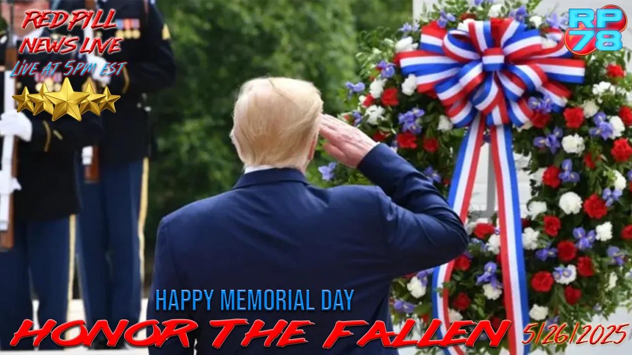 POTUS Honors The Fallen, FBI Reopens WH Cocaine Case on Red Pill News Live