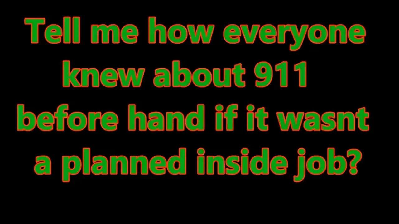 911 Predictive Programming They All Knew