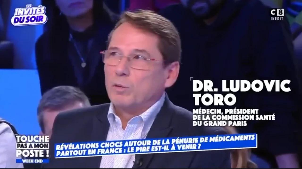 C8 - Le 15.11.2023 - Dr Ludovic TORO - Plus de médicaments