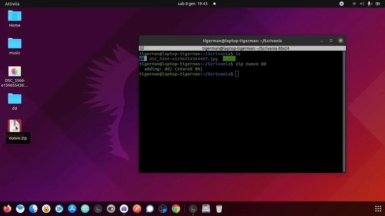 Come zippare una directory con il terminale Linux || Comando Zip.mp4