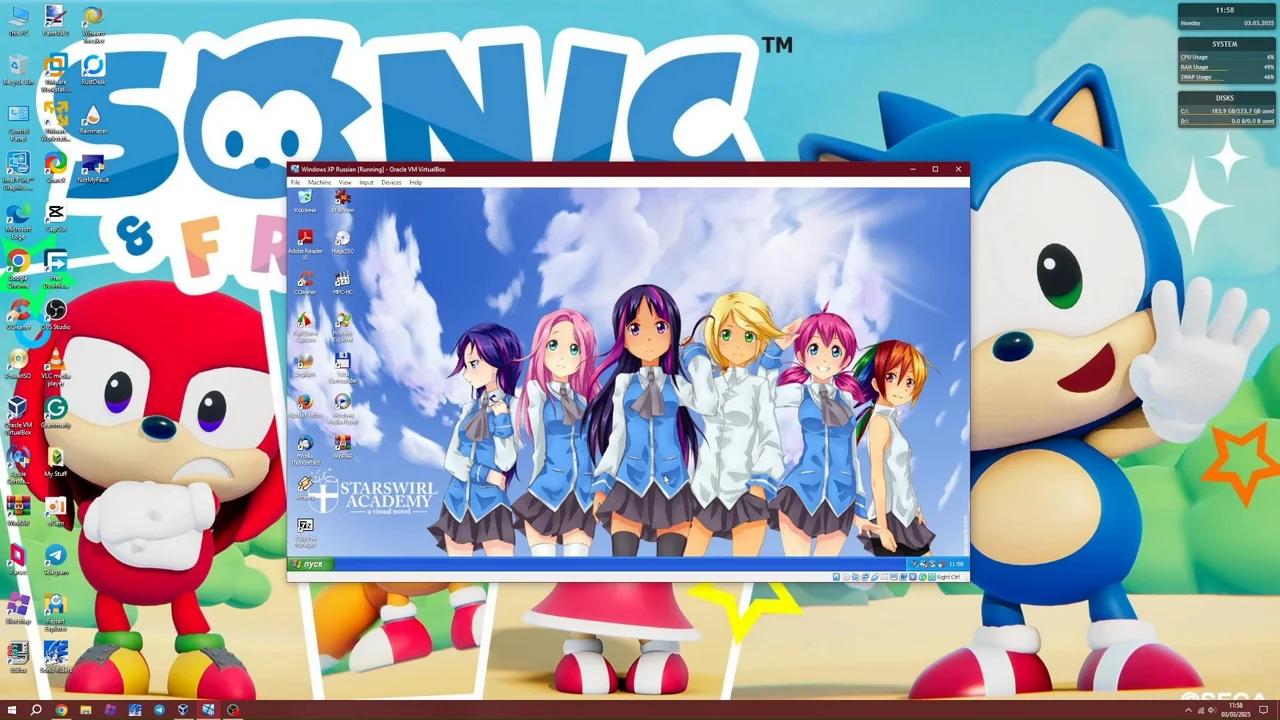 WIndows XP (Russian) in VirtualBox