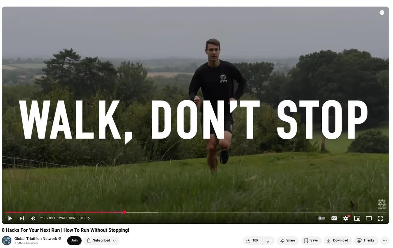 8 Hacks For Your Next Run | How To Run Without Stopping!