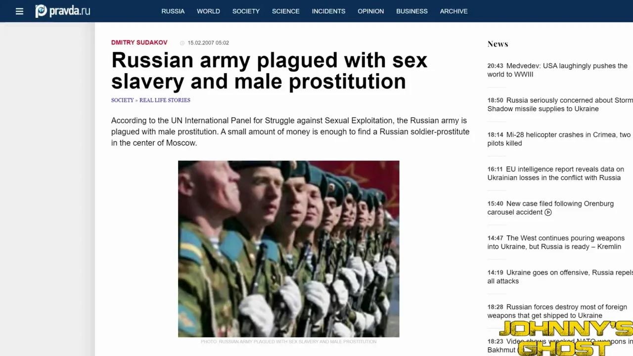 Russian army male rape - Dedovshchina (Ramzpaul) (excerpt)
