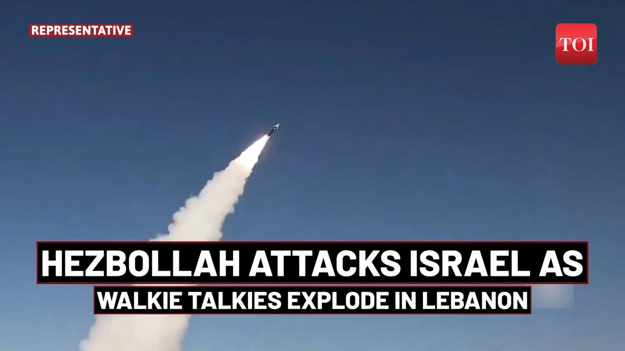 Massive Missile Attack On Israeli City After Hezbollah Walkie Talkie ...
