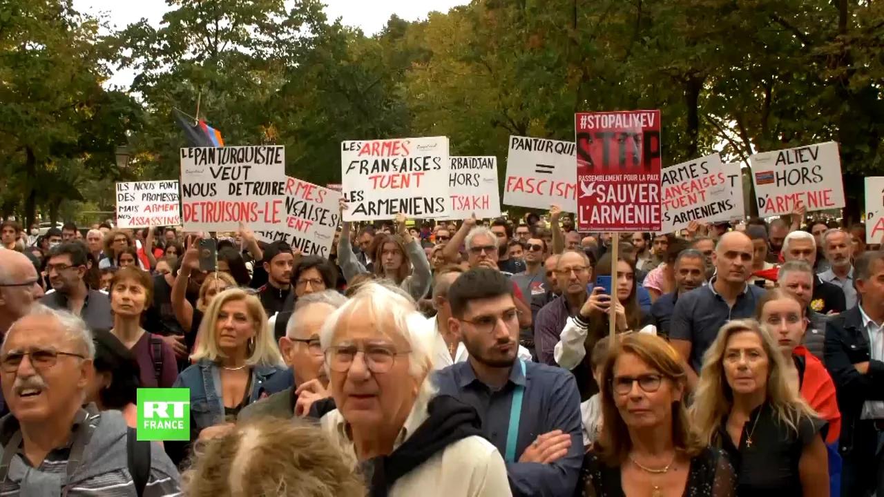 France : rassemblement à Paris en soutien à l'Arménie