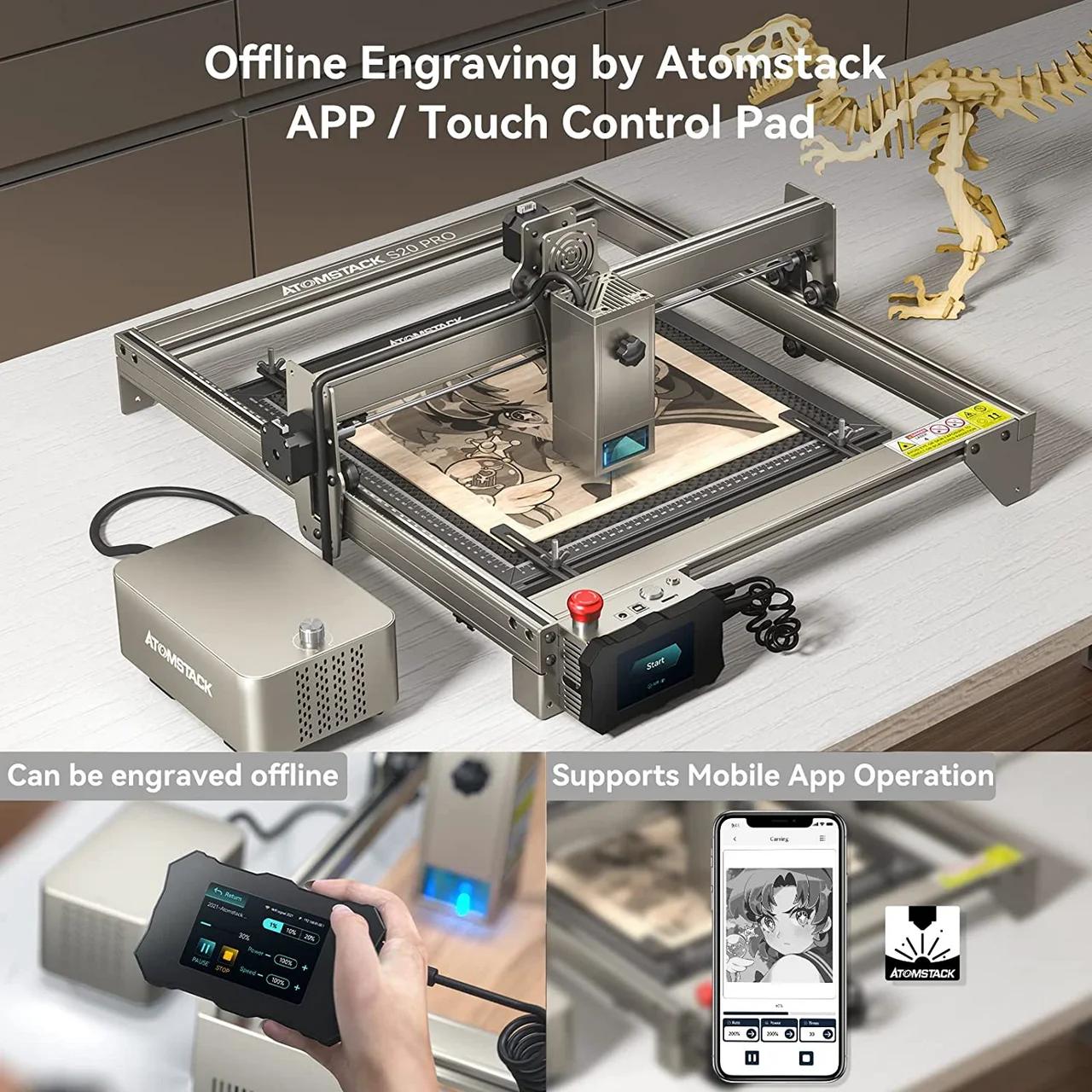 Atomstack S20 PRO Laser Engraver from atom-stack.com