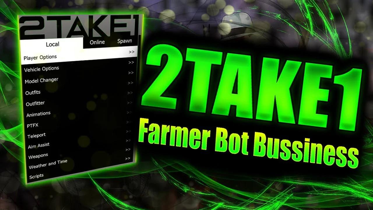 GTA V Mod Menu 2take Farm Bot para Generar Dinero Automaticamente ...