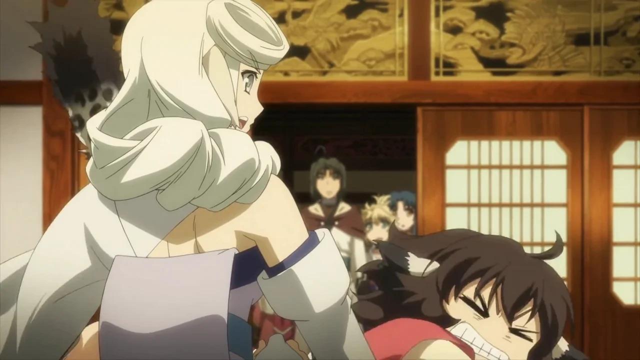 utawarerumono the false faces episode 7 spanking scene alternative cut