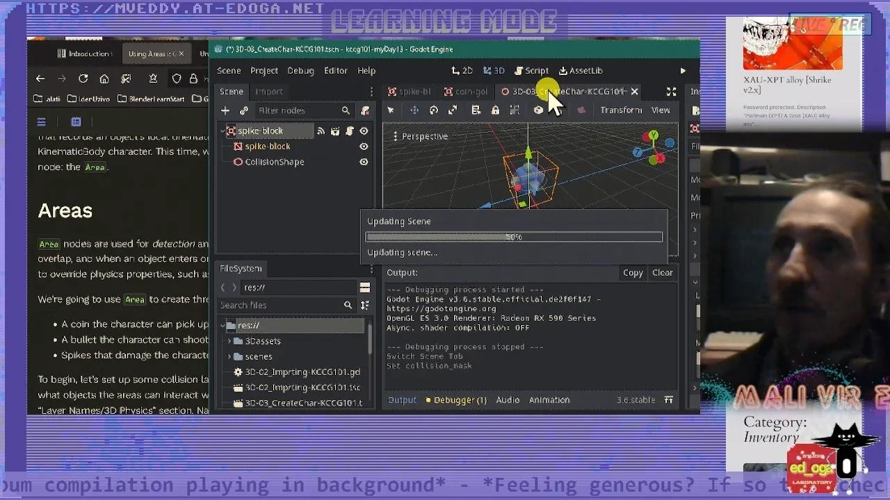 Day13 in Godot Engine [Learn,Build,Work,Play] - RECAP