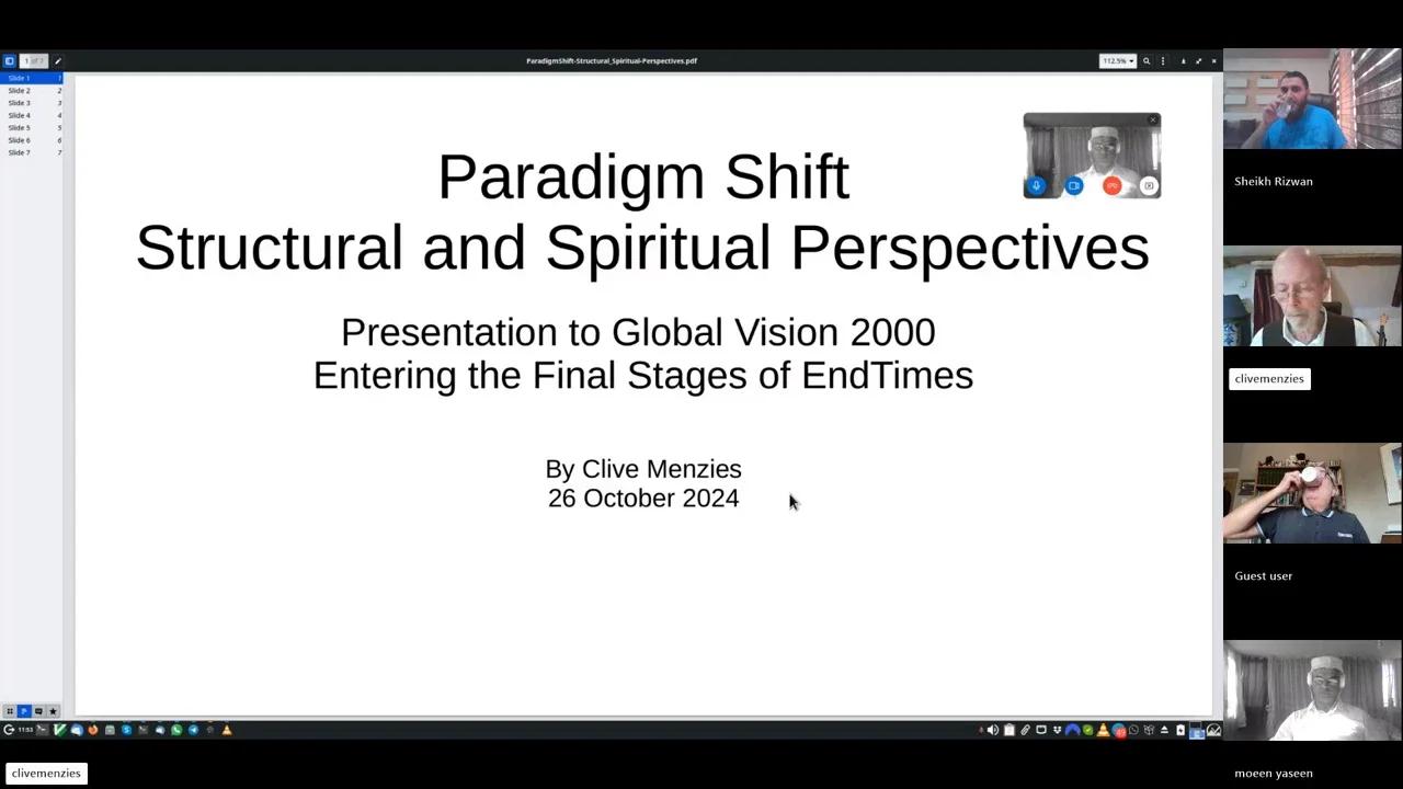 Paradigm Shift - Structural and Spiritual Perspectives