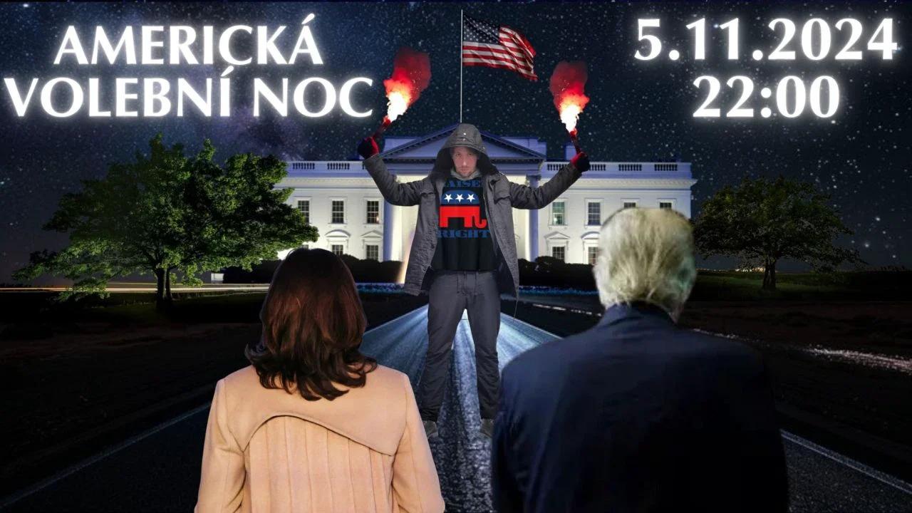 AMERICKÁ VOLEBNÍ NOC 2024 s Františkem Kubáskem, Liborem Vondráčkem ...