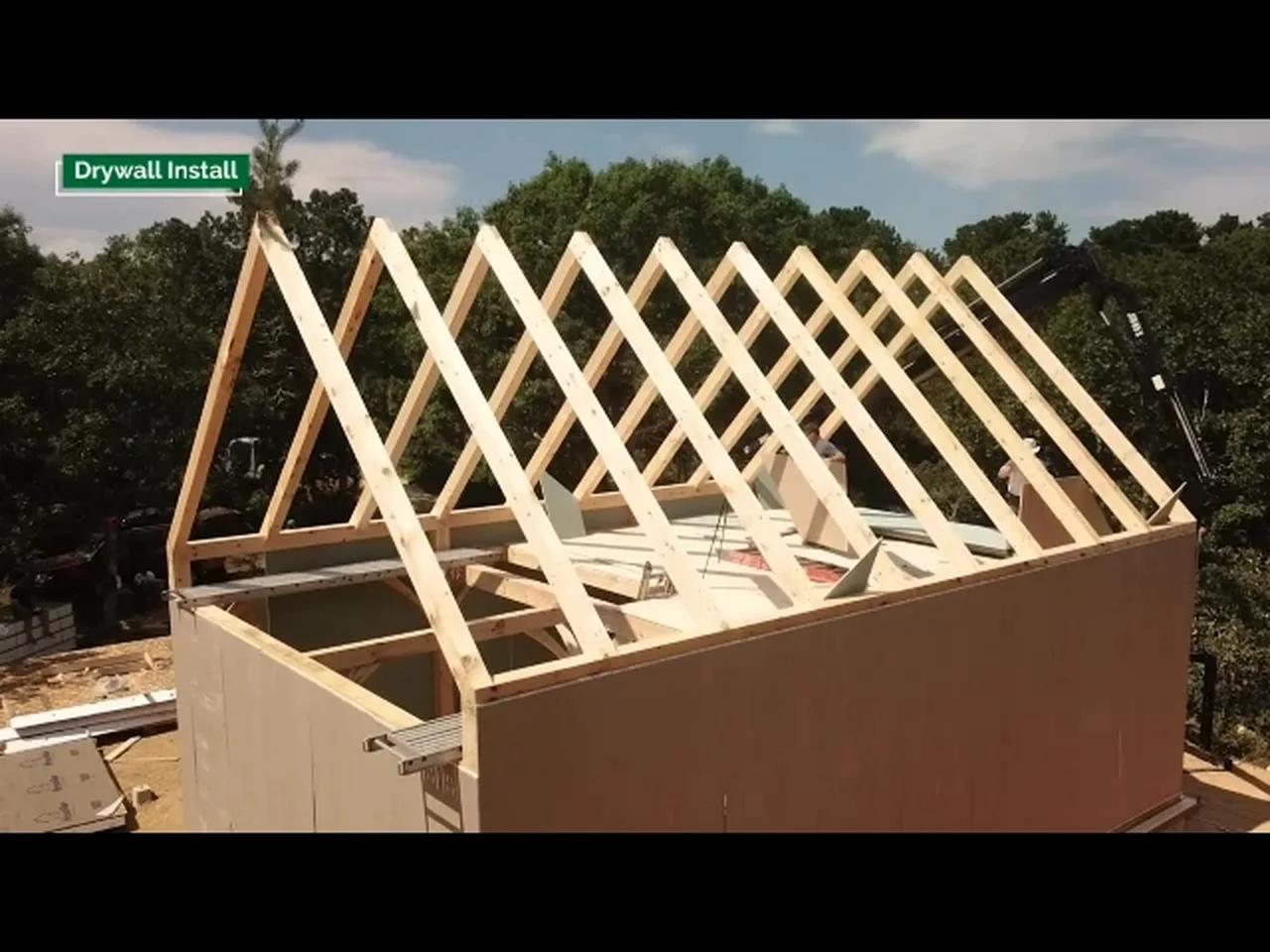 Timber Framing 18 Installing Sips