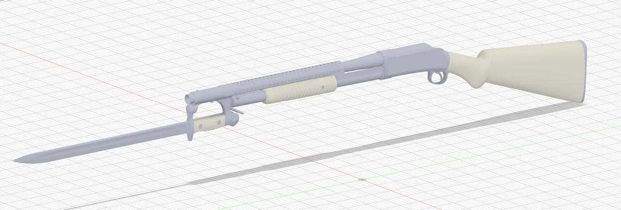 Winchester M1897 Reference Model