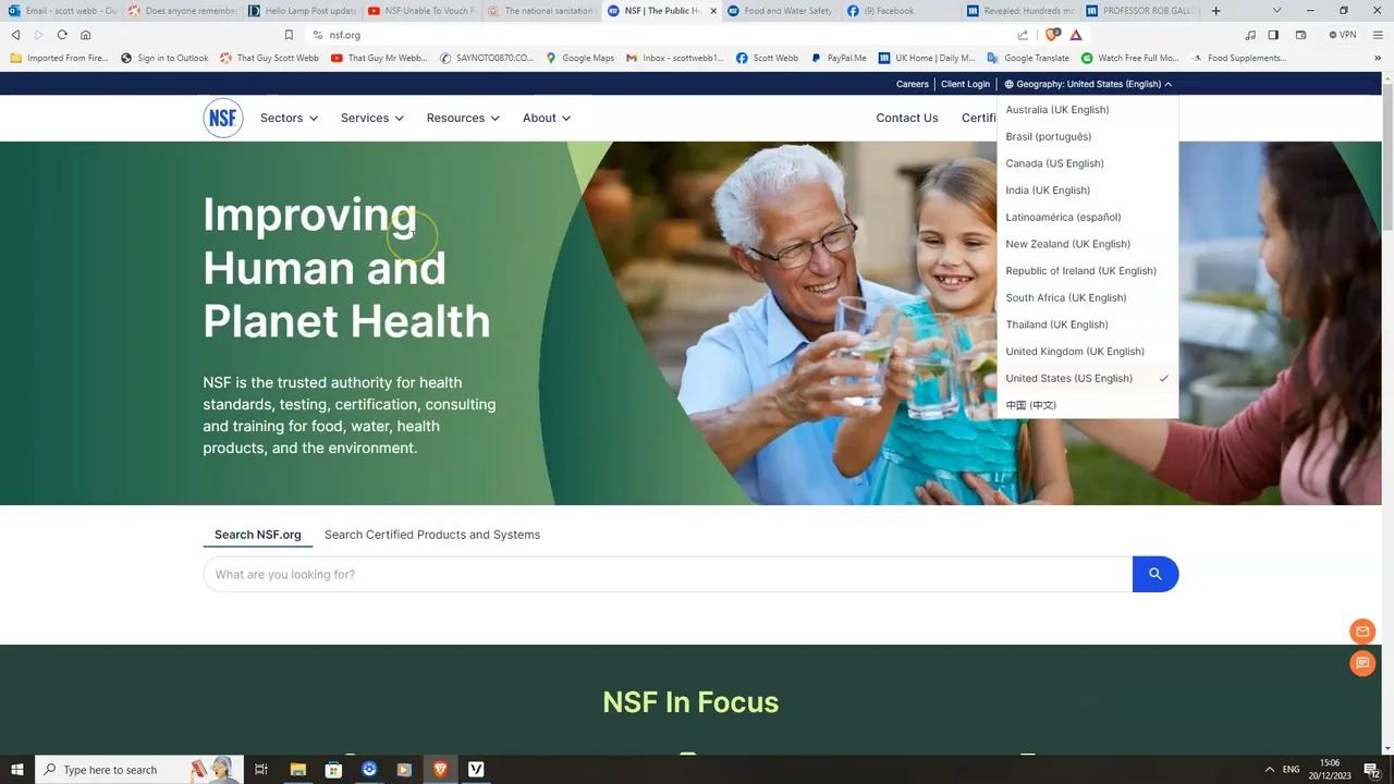 NSF international does NOT test for the neurotoxicity of fluoride