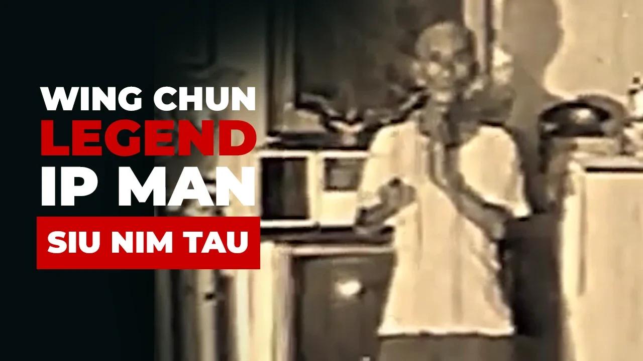 Wing Chun Legend Master Ip Man Performing Siu Nim Tau - Real Footage