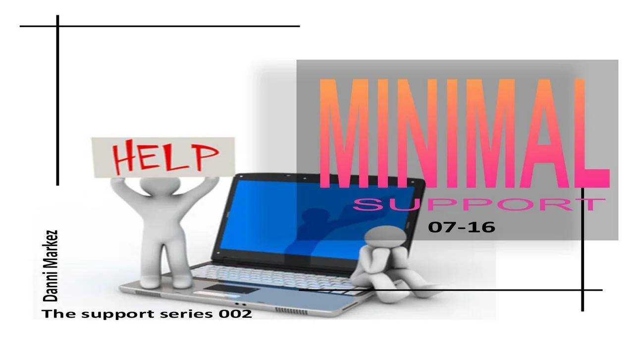 Danni Markez "The Support Series 002": Minimal Support (2016)