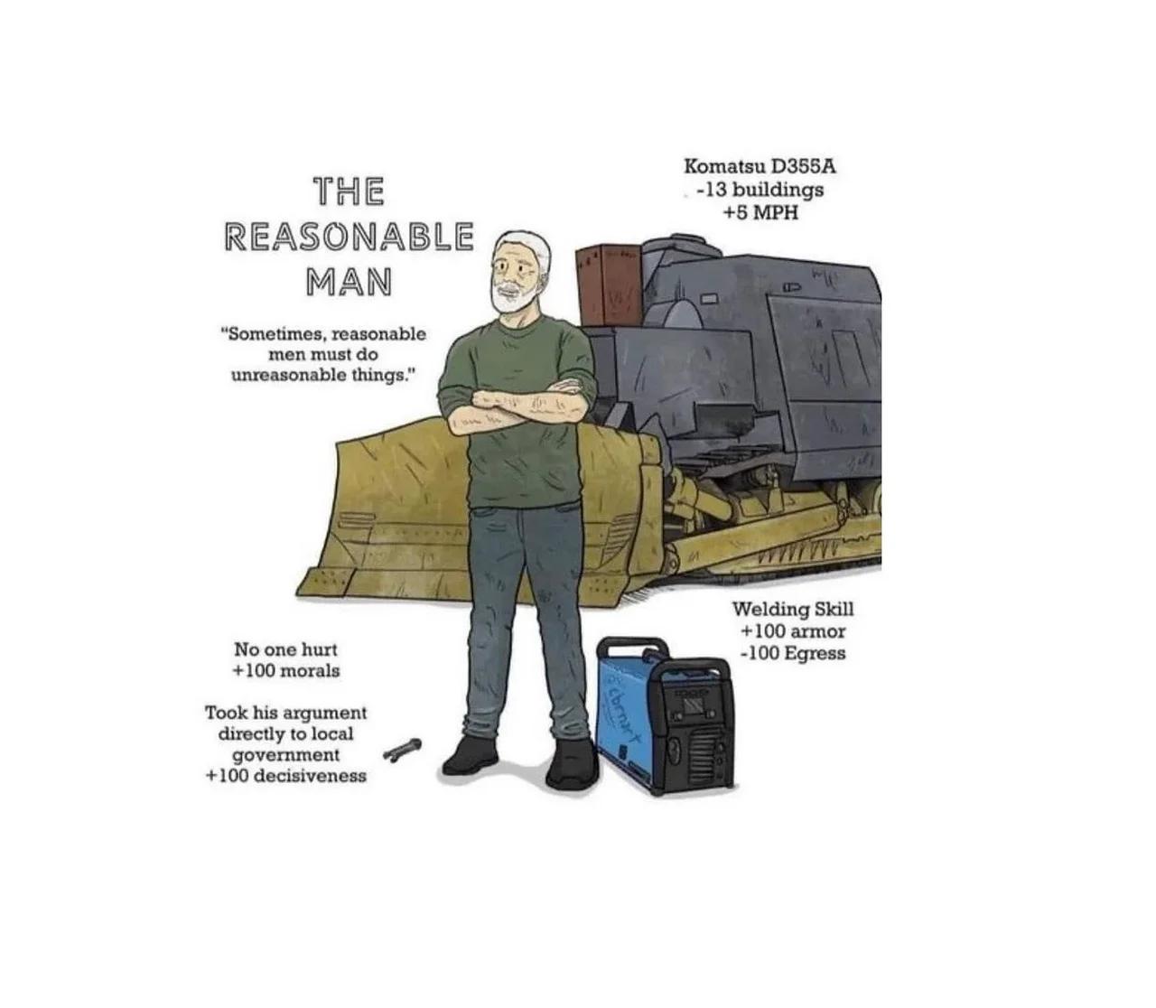 "Sometimes reasonable men must do unreasonable things" - Marvin Heemeyer