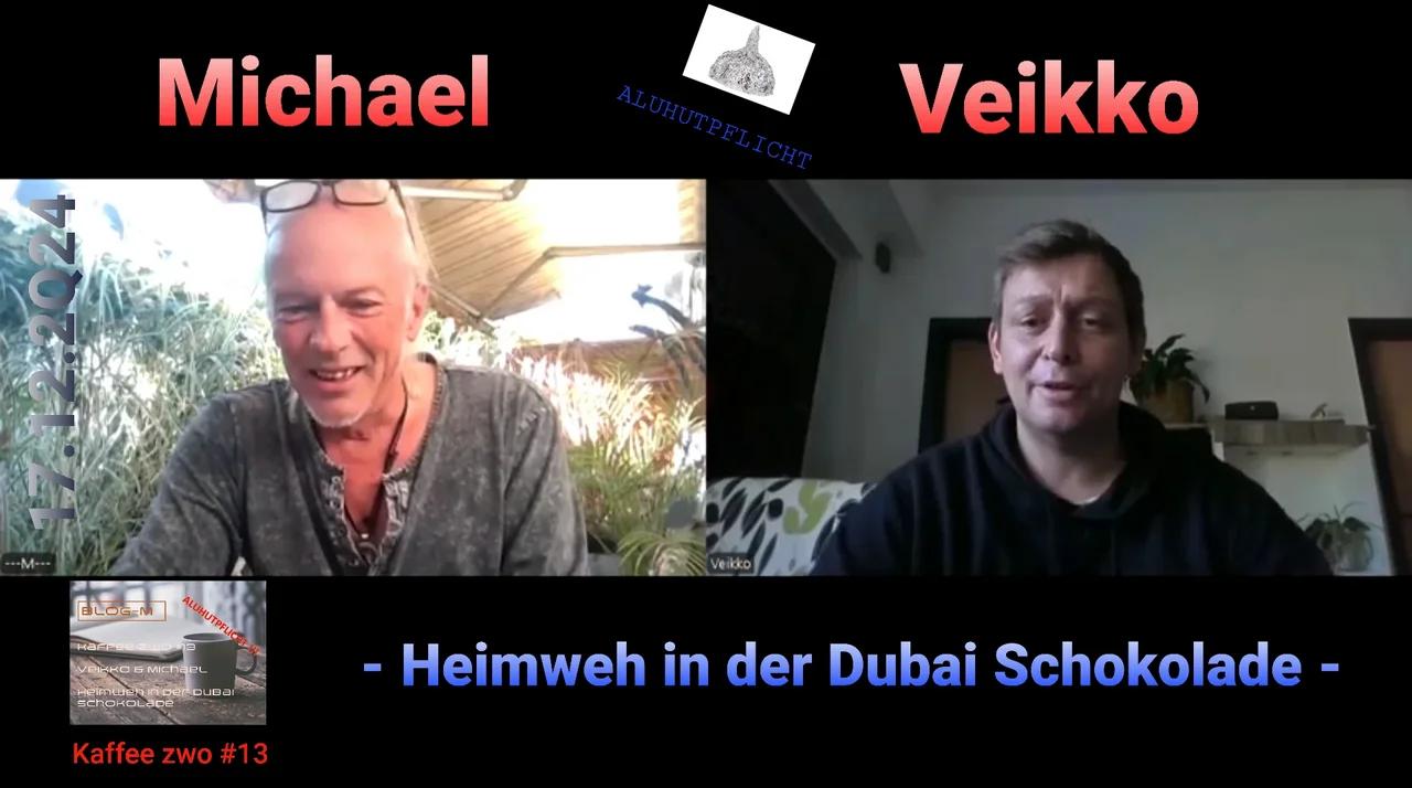 Veikko Stölzer zu Gast bei Michael - Kaffee zwo #13 - Heimweh in der Dubai Schokolade - 17.12.2Q24