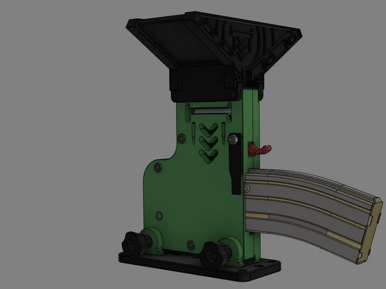 AR15 - Gravity Feed Auto Aligning Pump Magazine Loader