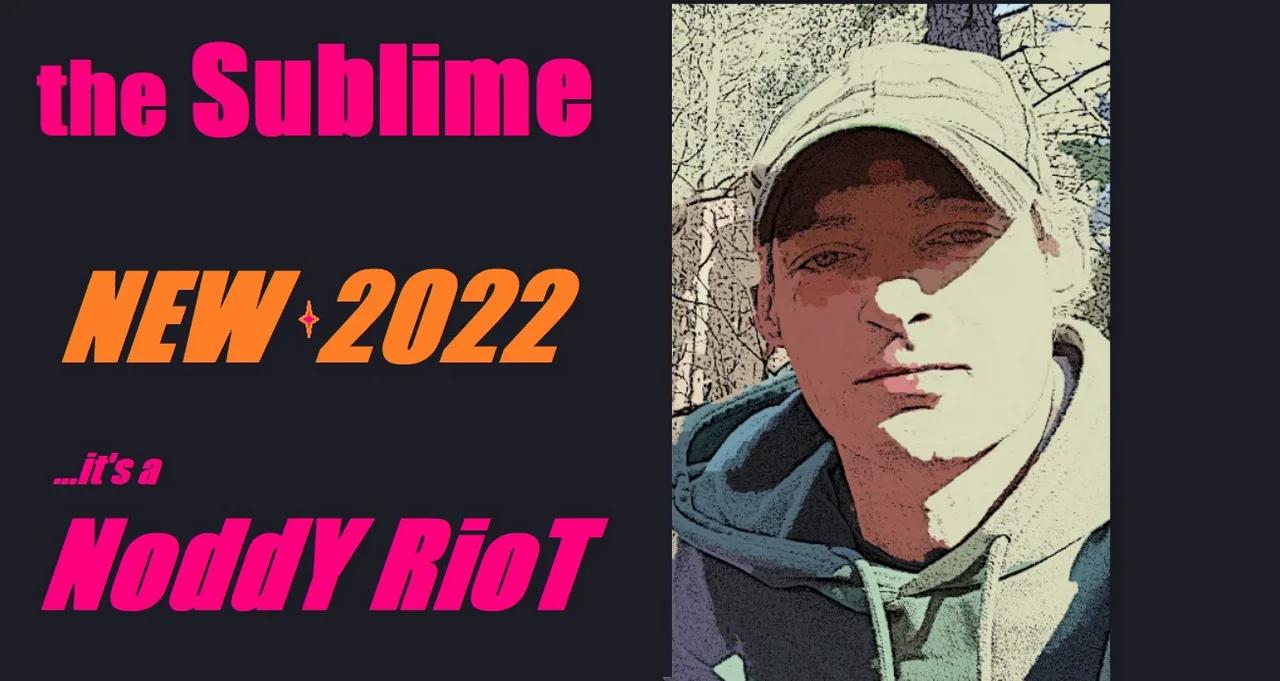 the SUBLiME ..it's a nODDy riOt !! NEW 2022