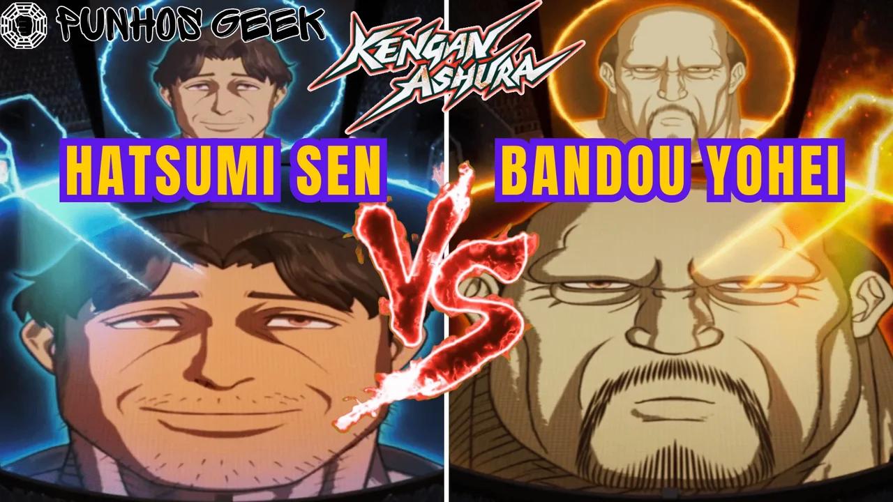 Ver. ANIME | HATSUMI vs BANDOU | KENGAN ASHURA | LUTA COMPLETA