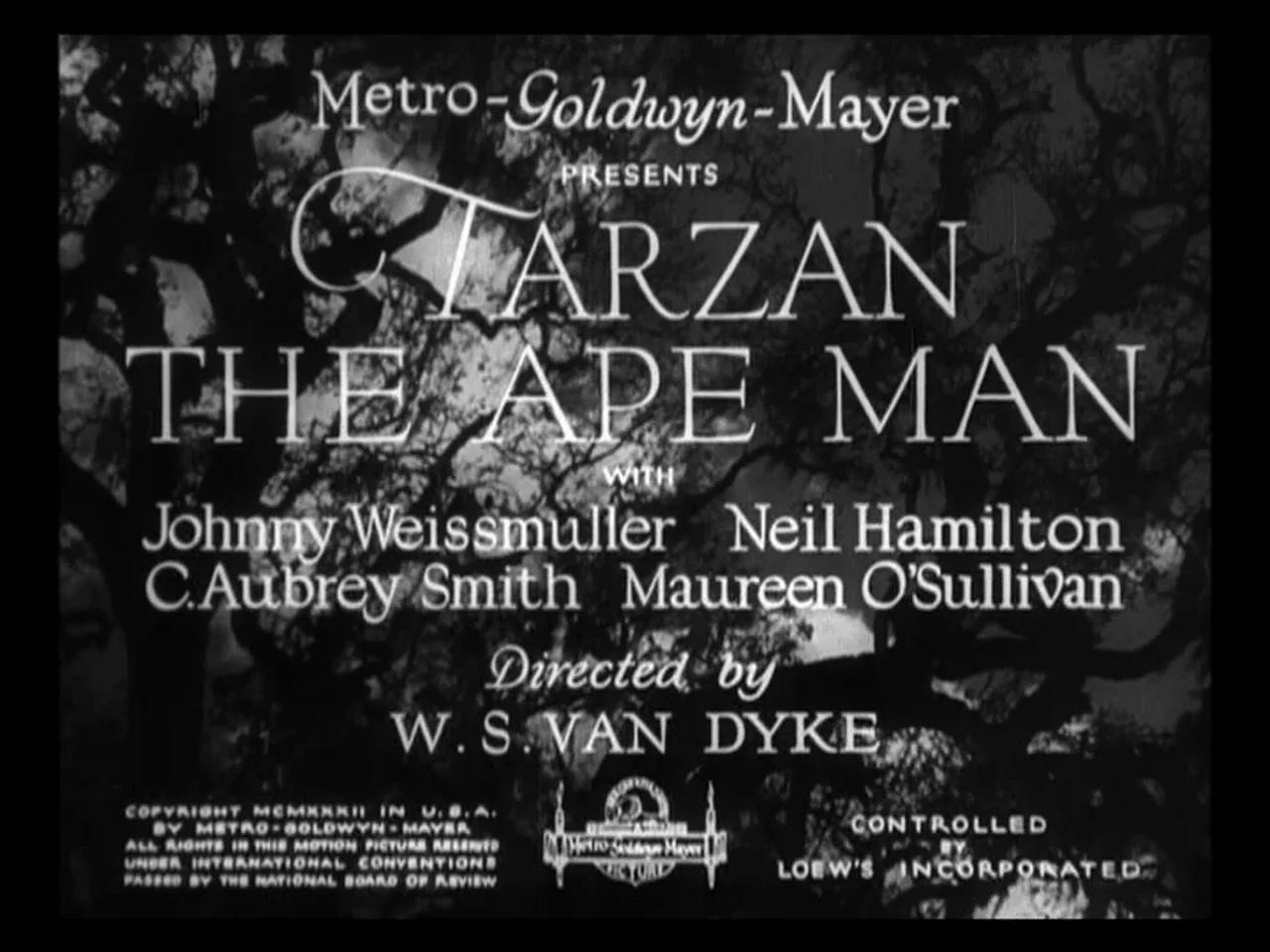 1932 - Tarzan l'homme singe (VF)