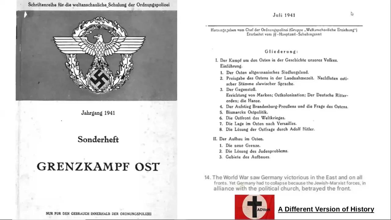 Grenzkampf Ost 1941 - discussion of rebuilding Eastern Europe