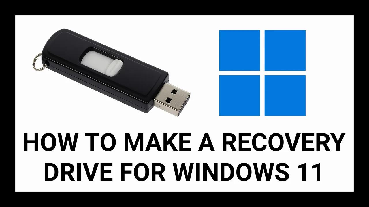 How to Create a Windows 11 Recovery Drive Using Windows 11 and Rufus ...