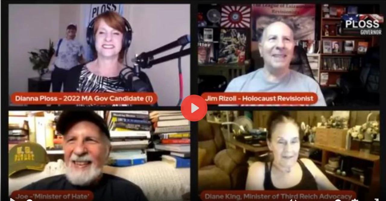 STATE OF OUR (MA) STATE, Dianna Ploss with Jim and Joe Rizoli and Diane ...