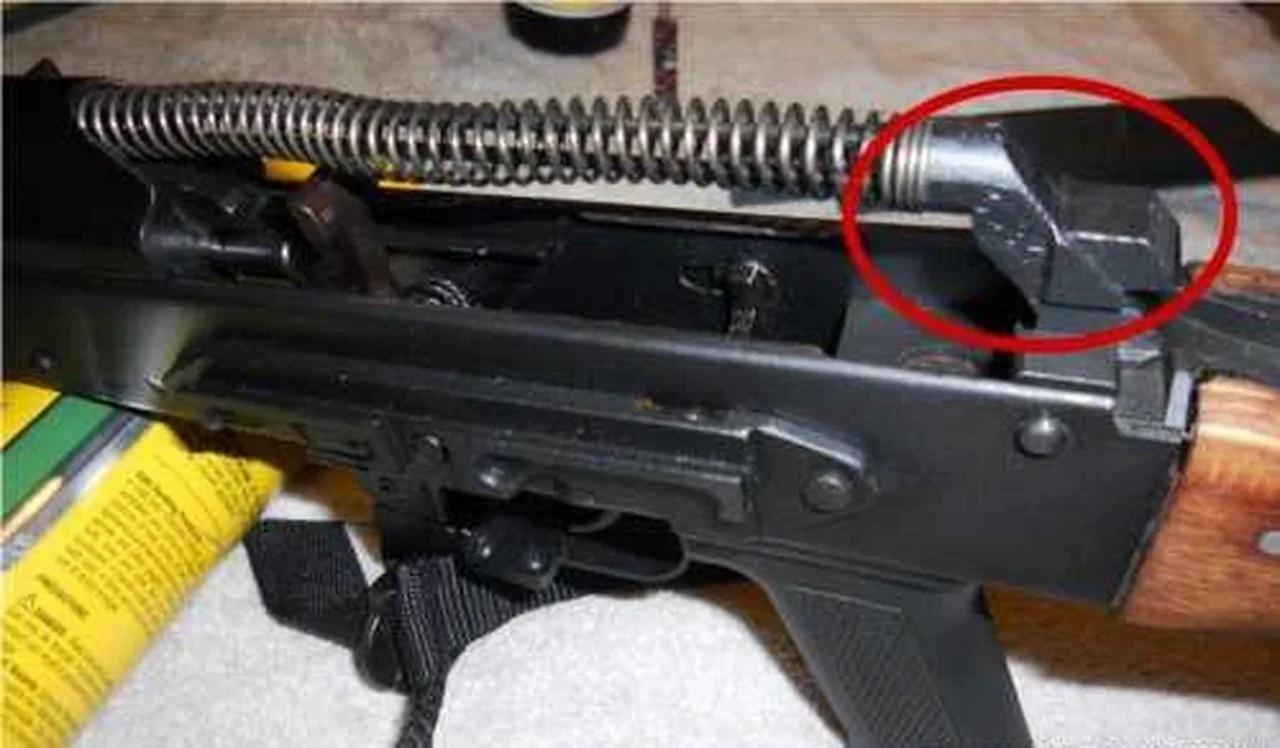 Assembled recoil guide rod for AK-47