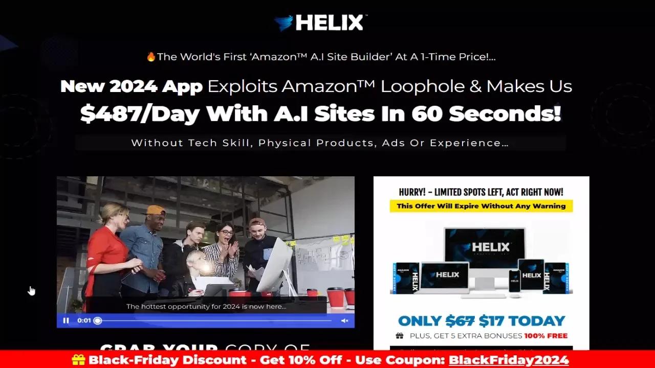 Helix Review - Ultimate Amazon AI Sites Builder