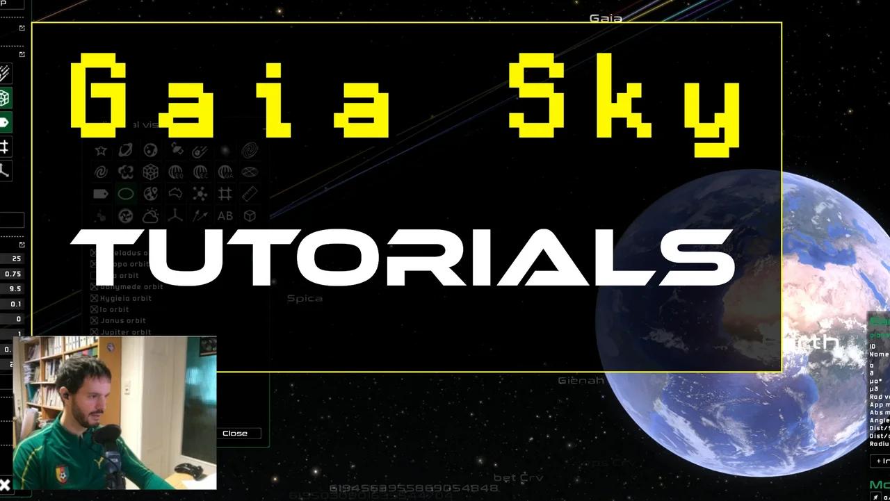 Gaia Sky tutorials