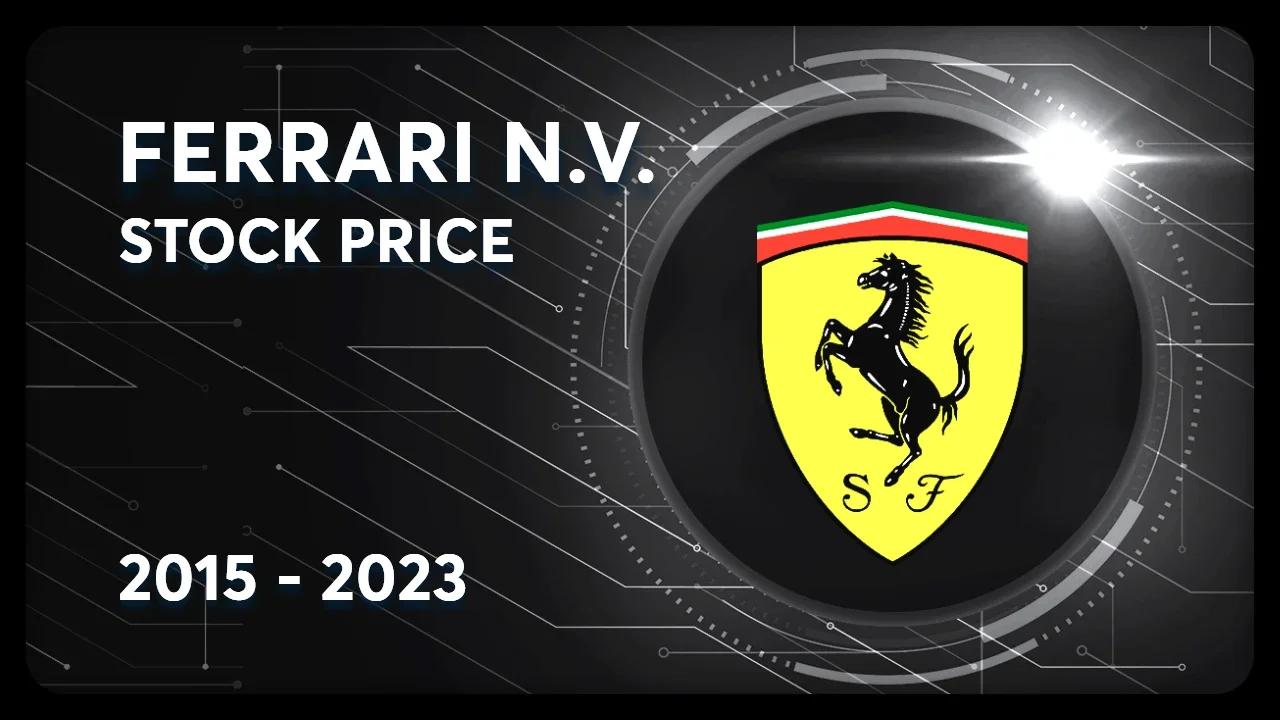 FERRARI N.V. (RACE) Stock Price Evolution (USD) 2015-2023 #finance # ...